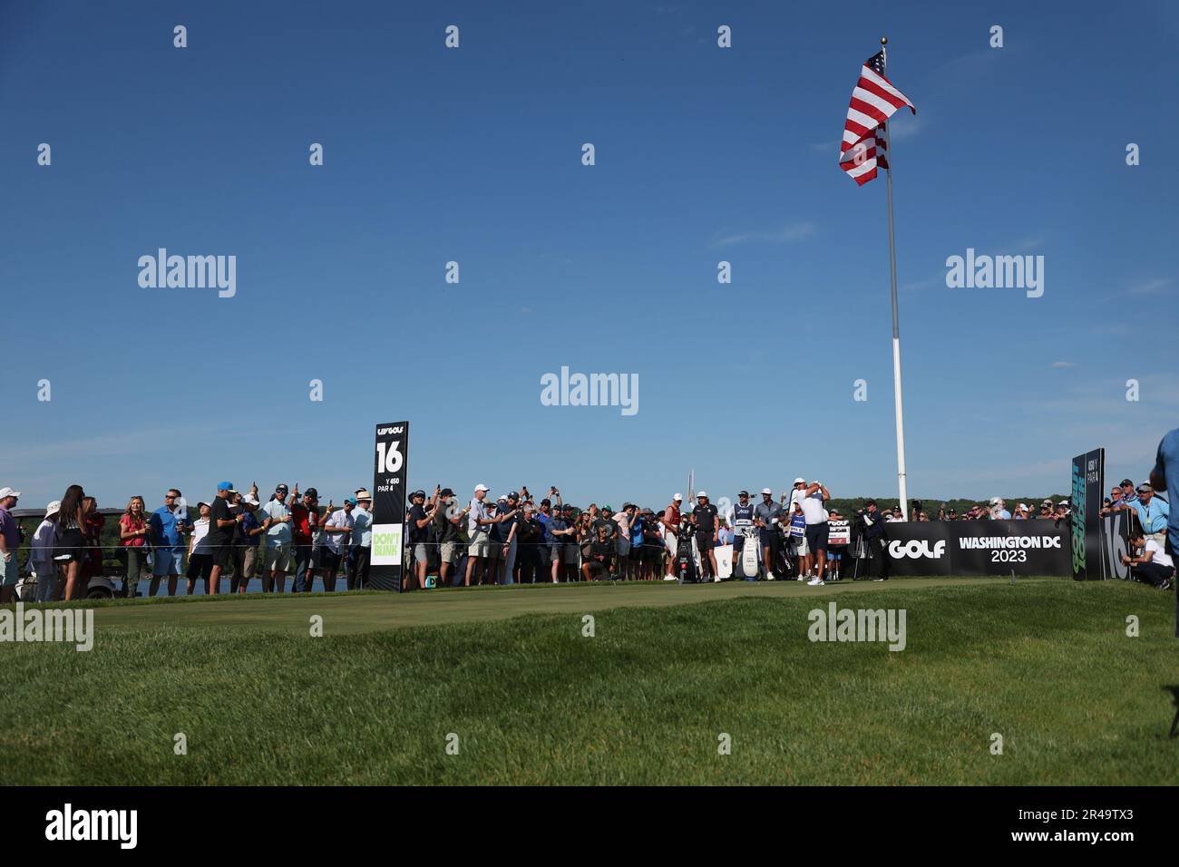 Sterling, VA, USA. 26th May, 2023. Brooks Koepka seen golfing during ...