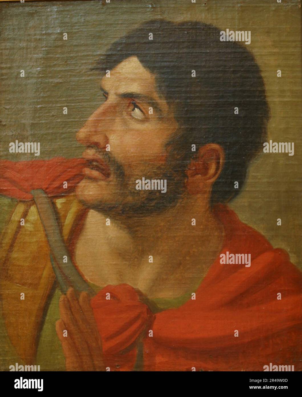 Ancient warrior. Study head, 1801 Stock Photo - Alamy