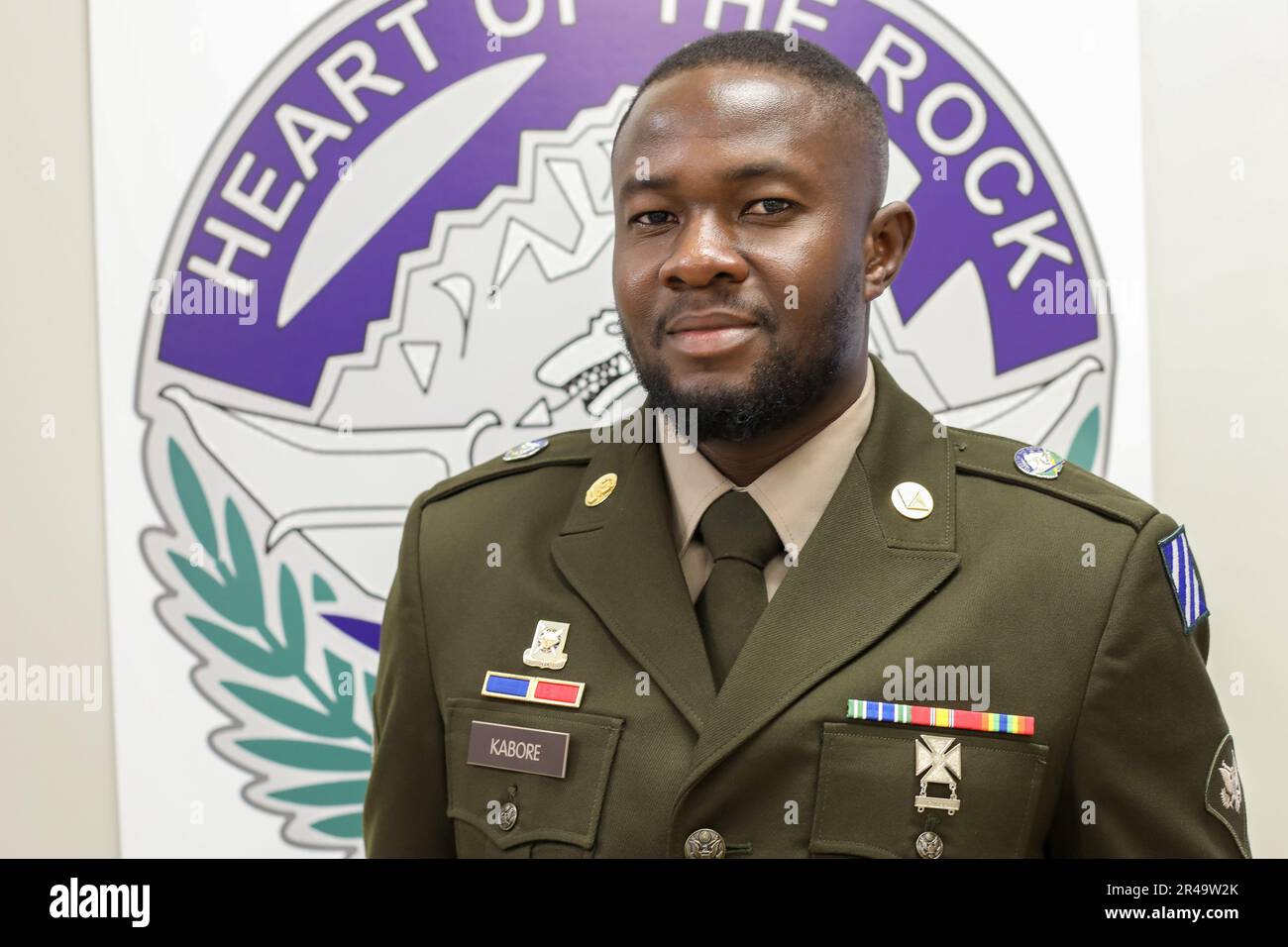 U.S. Army Spc. Passeba Kabore, assigned to the 3rd Division Sustainment ...