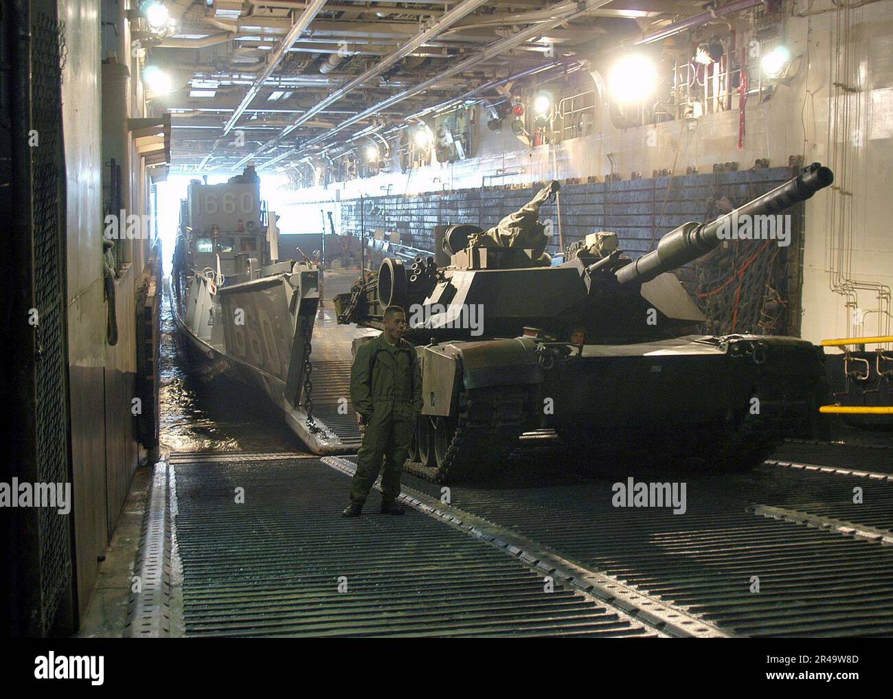 US Navy Land Craft Utility 1660 (LCU 1660) assigned to Amphibious Craft ...