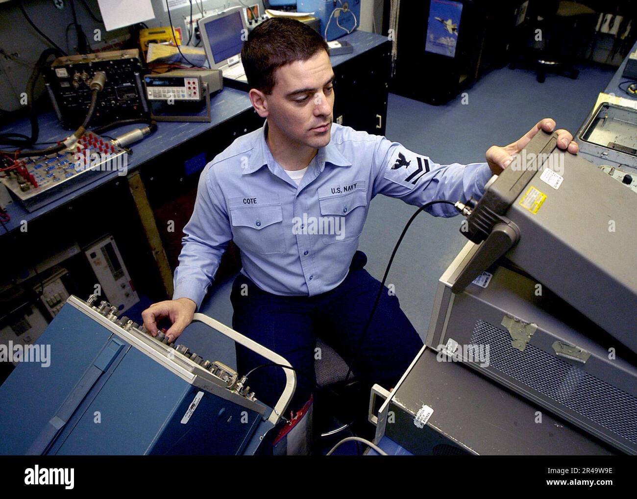 US Navy Aviation Electronics Technician Stock Photo - Alamy