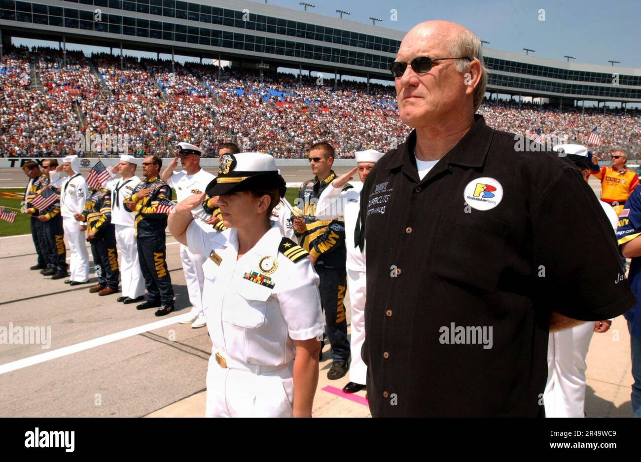 US Navy Lt. Cmdr. Navy Recruiting Command's Motorsports Division ...