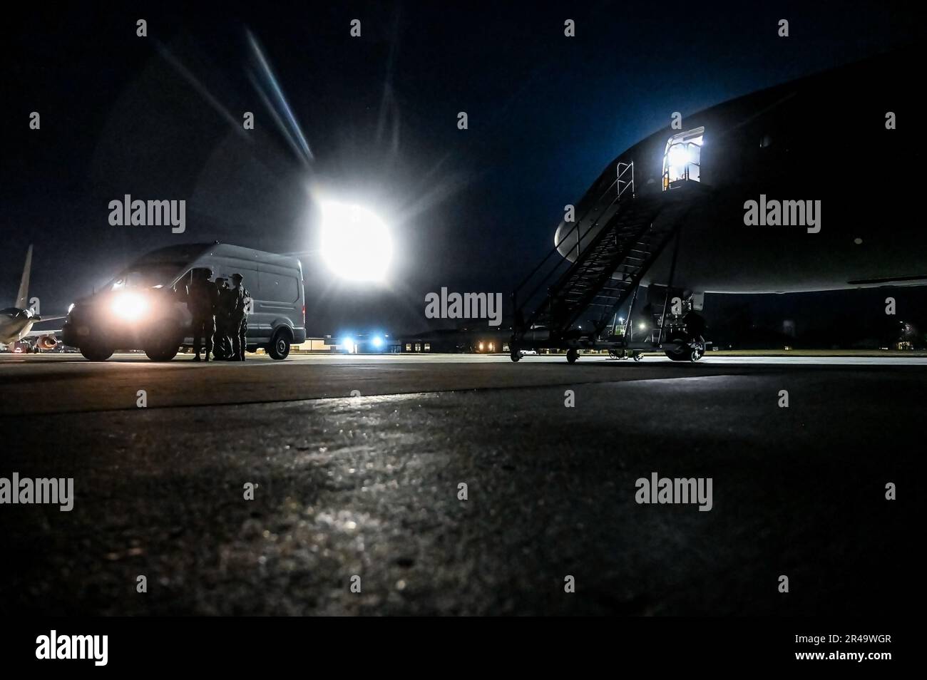 A KC-46A Pegasus Tanker assigned to the 305th Air Mobility Wing is ...