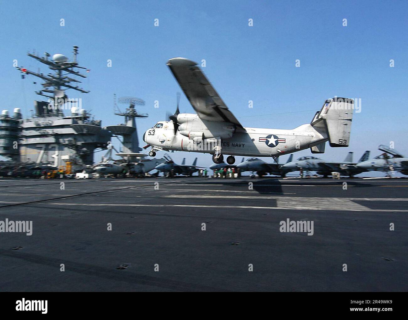 US Navy A C-2A Greyhound assigned to the Rawhides of Fleet Logistics ...