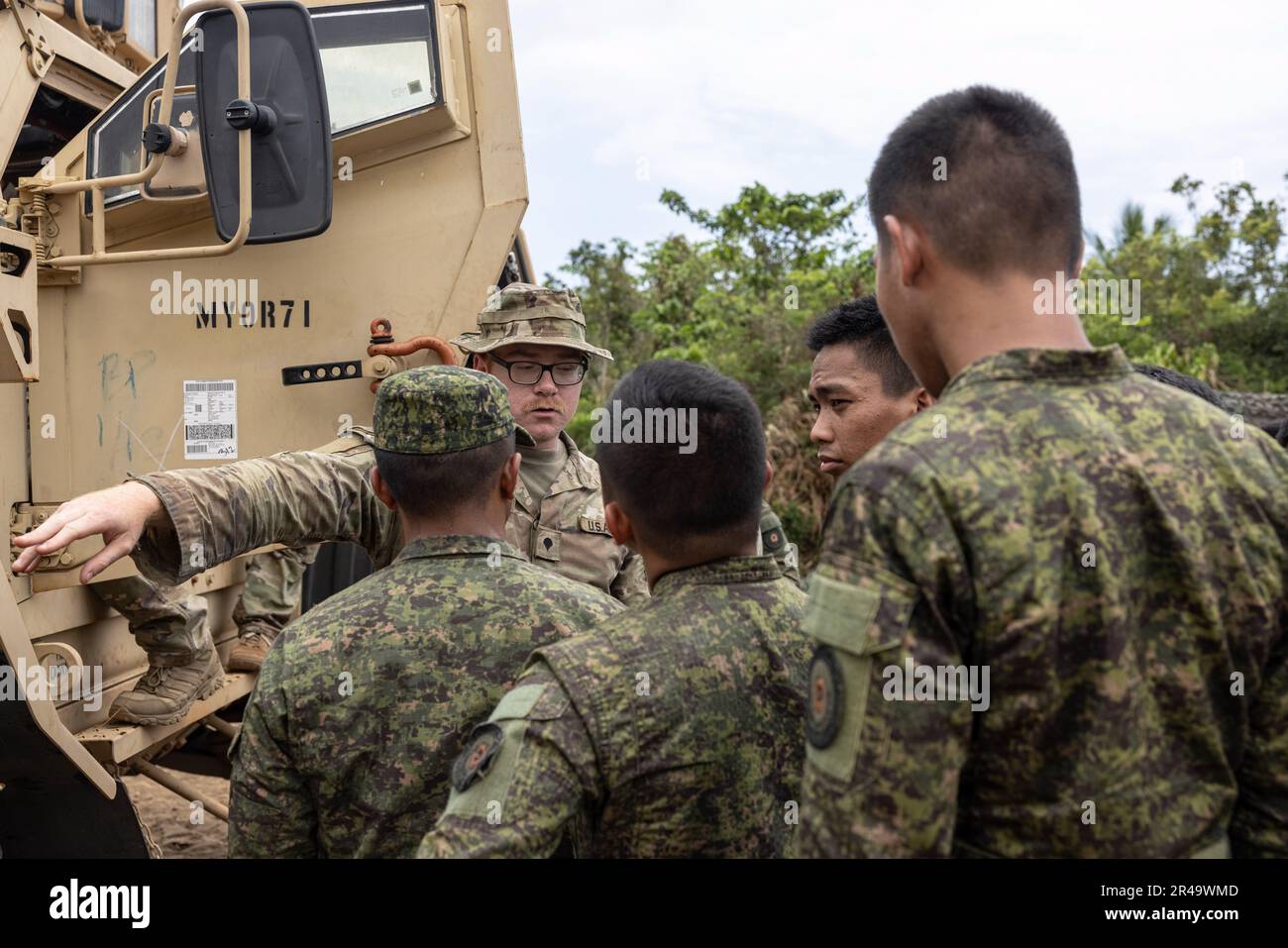 U.S. Army Spc. Nathaniel Itson, a vehicle mechanic with 57th Military ...