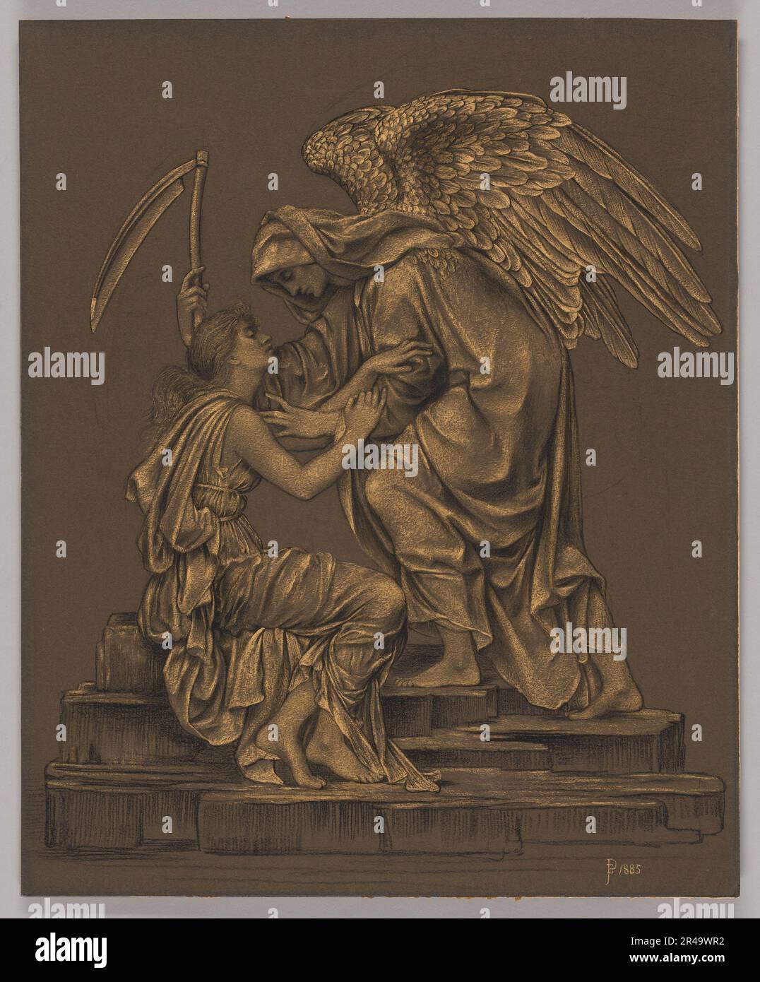 The Angel of Death, 1885 Stock Photo - Alamy