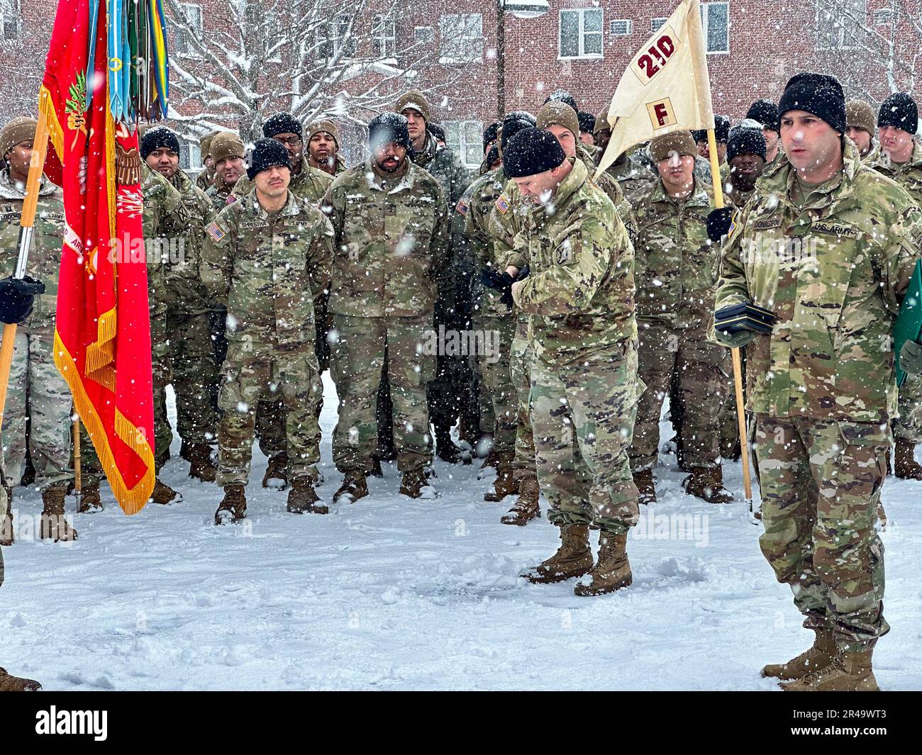 Lt. Col. Russell Lemler, battalion commander, and Command Sgt. Maj ...