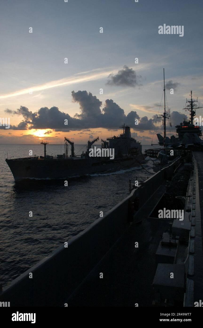 US Navy The Military Sealift Command (MSC) underway replenishment oiler ...