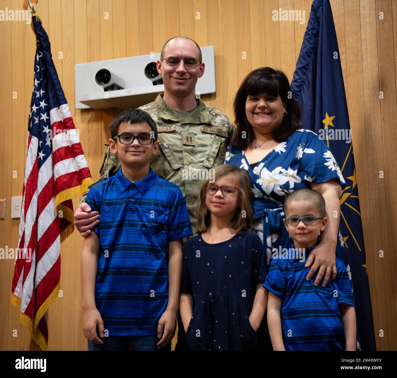 U.S. Air Force Capt. Matthew Clairday takes command of the 122nd ...