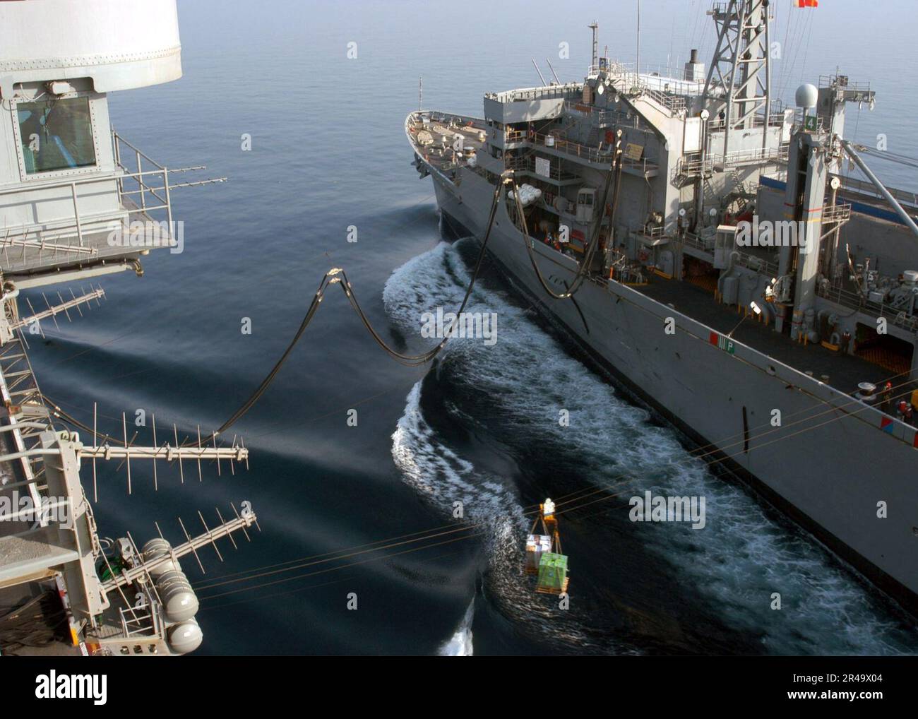 US Navy The Military Sealift Command (MSC) combat support ship USNS ...