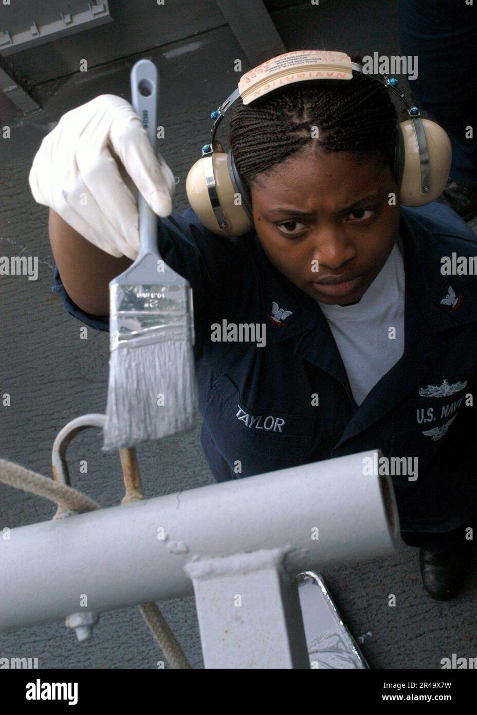 US Navy Signalman Stock Photo - Alamy