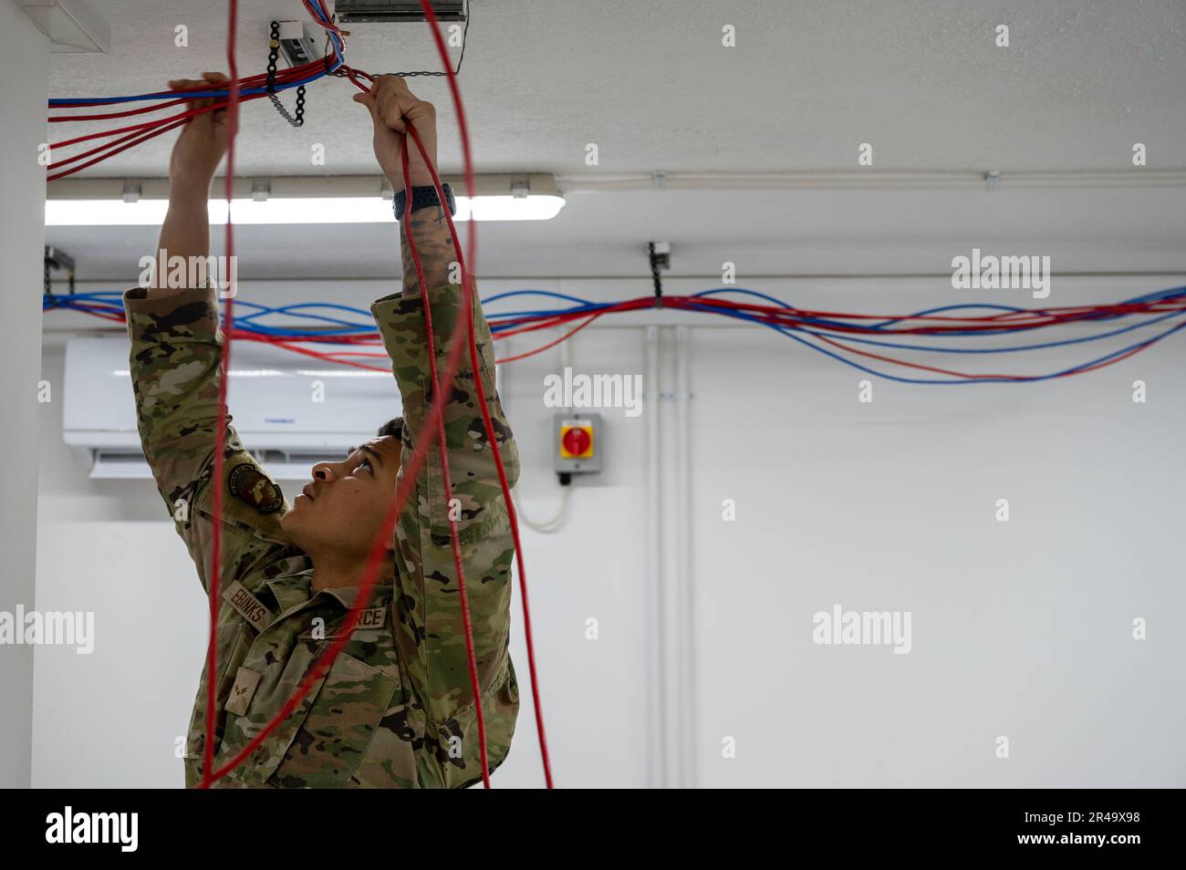 U.S. Air Force Airman 1st Class Kamren Ebanks, 768th Expeditionary Air ...