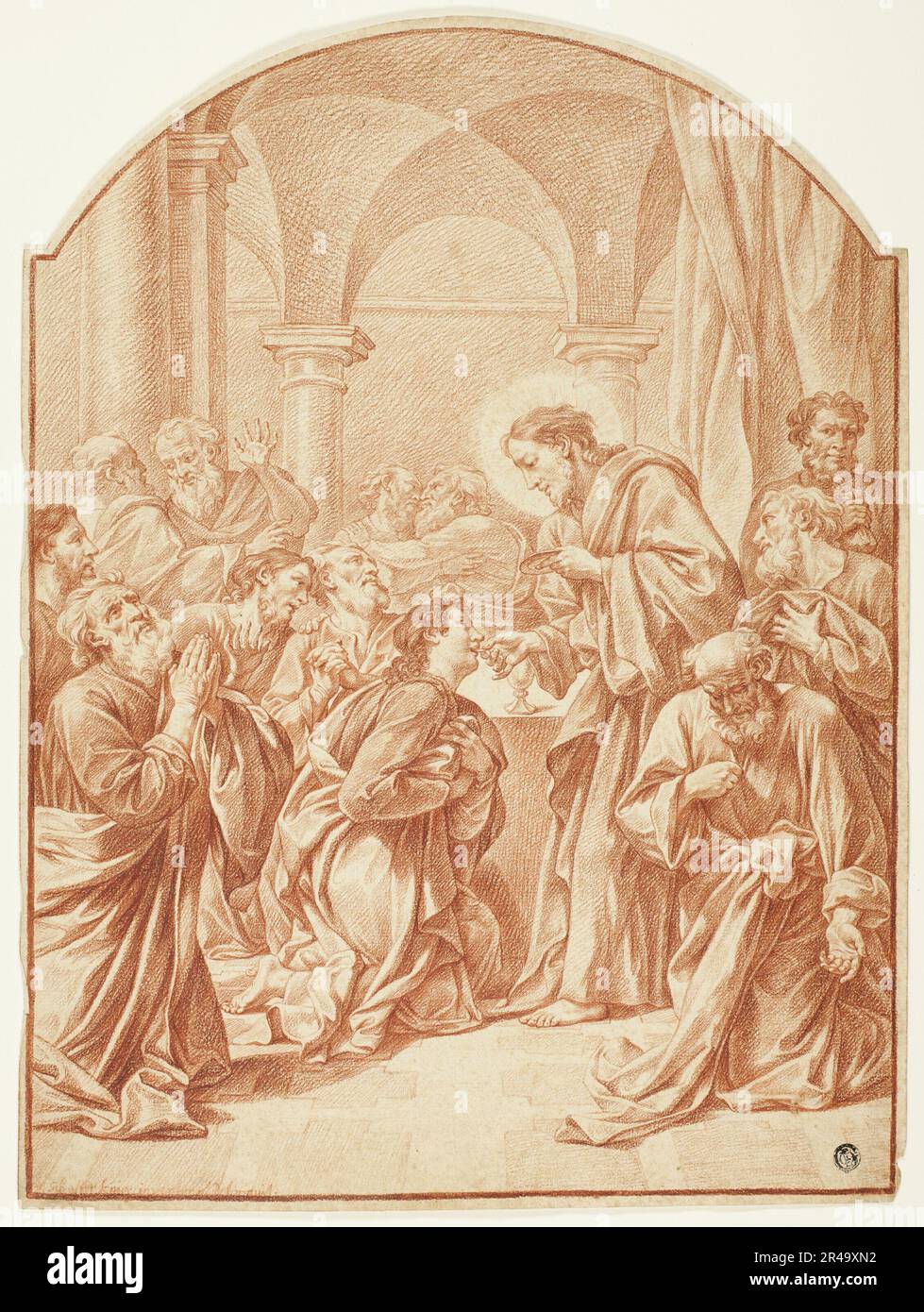 Communion of the Apostles, n.d Stock Photo - Alamy