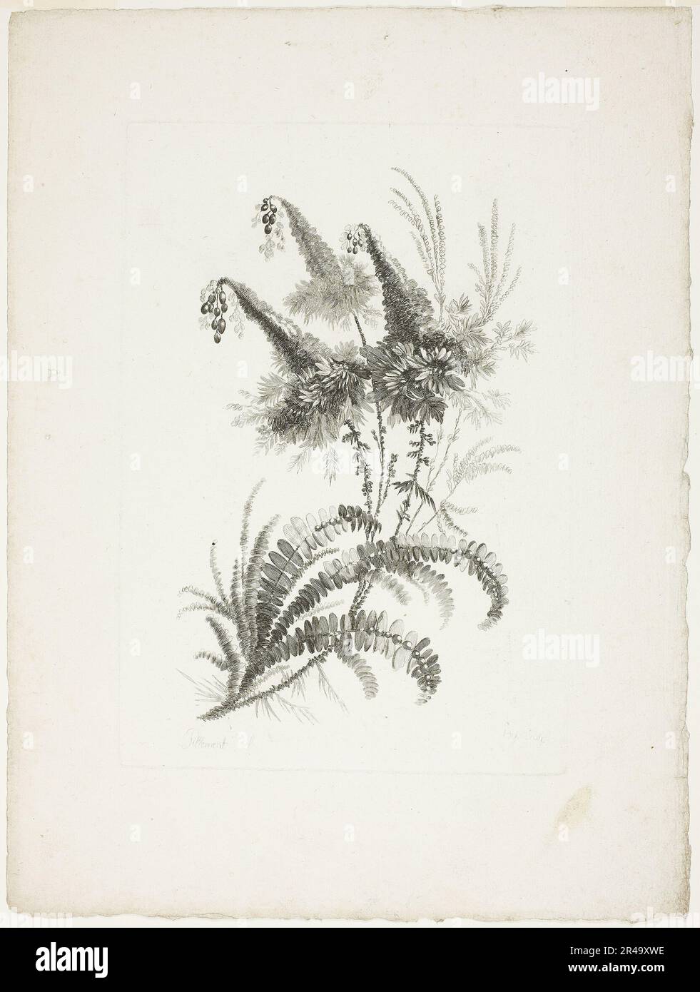 Bouquet, from Collection of New Flowers of Taste for the Manufacture of ...
