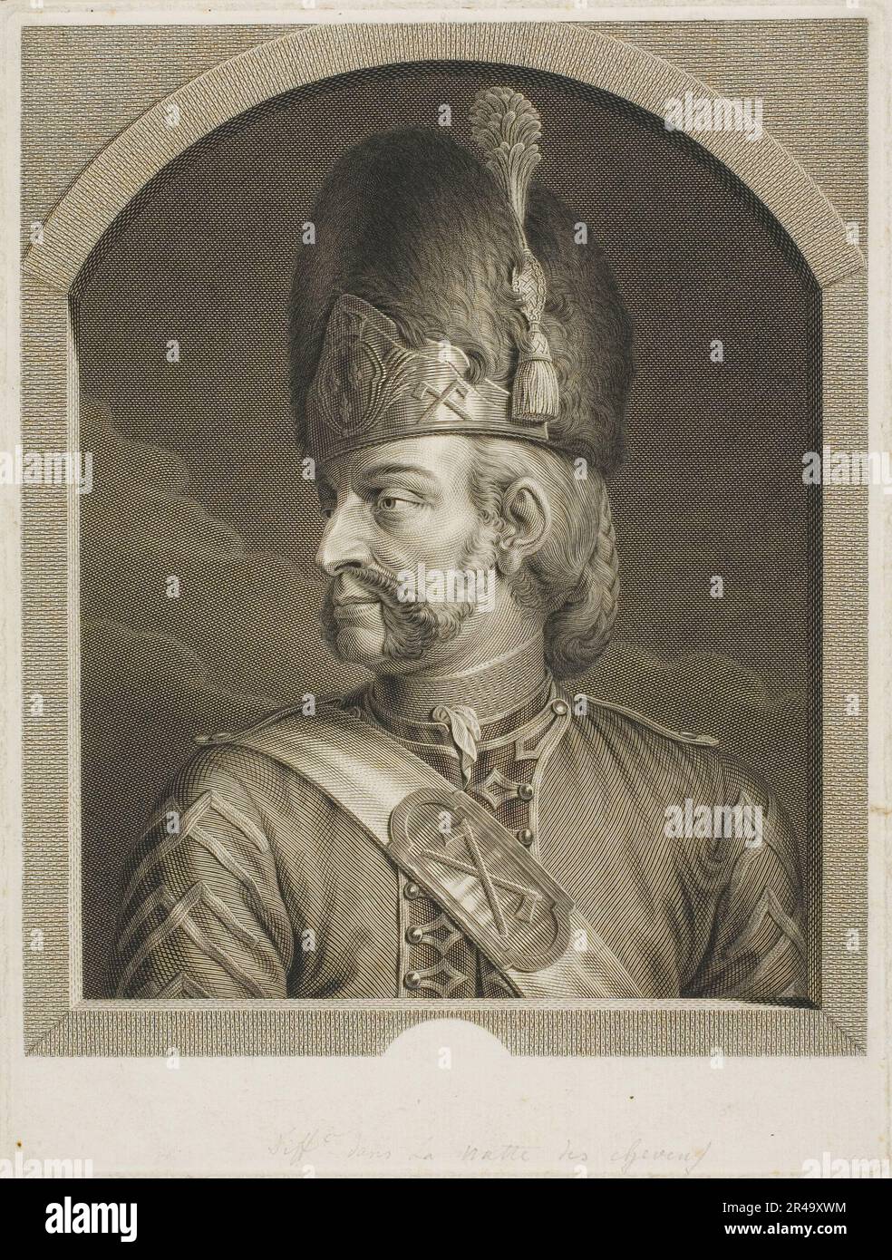 Sapper of the Swiss Guards, 1779 Stock Photo - Alamy