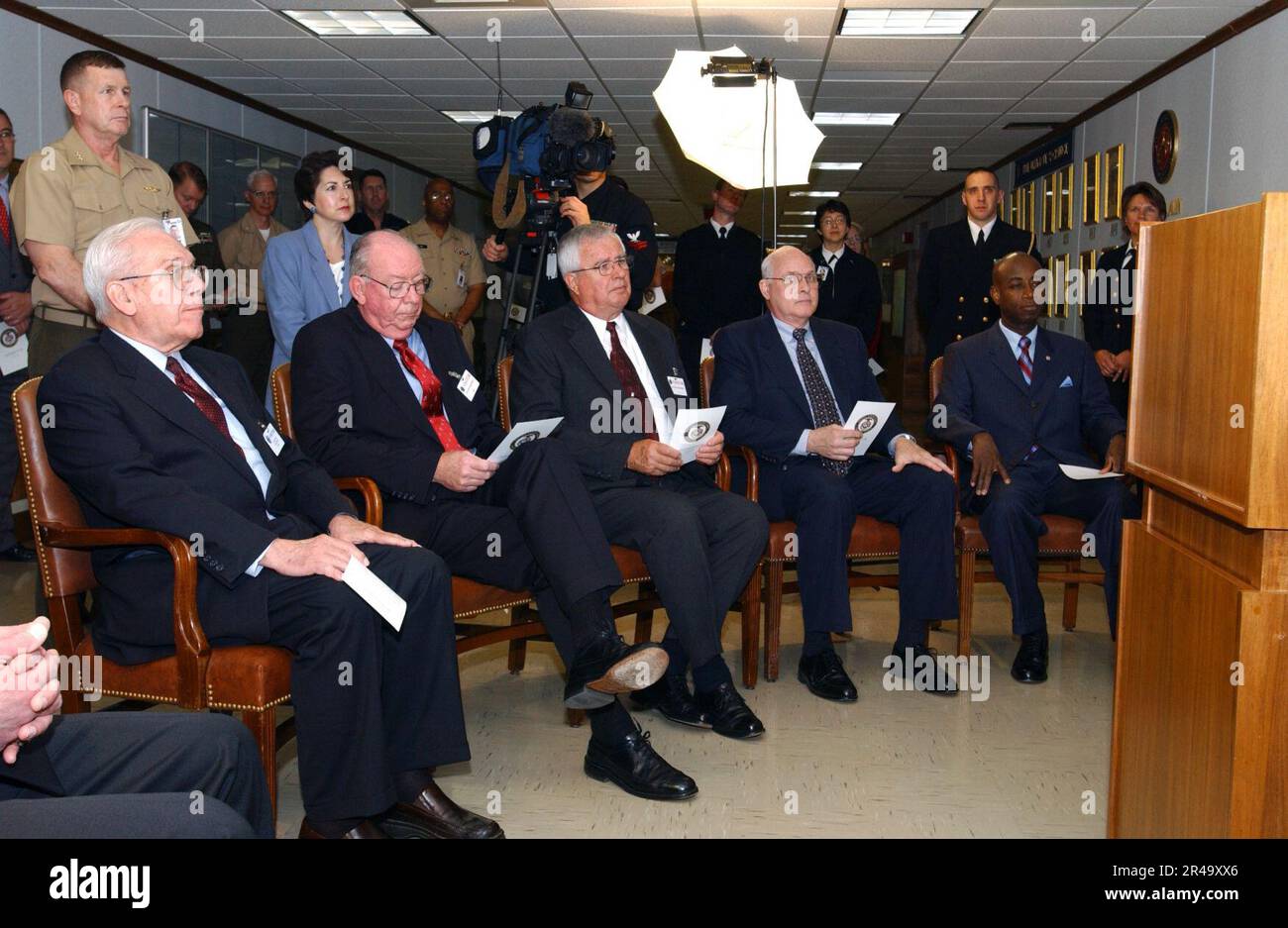 US Navy Five former U.S. Navy Chief of Chaplains attend the dedication ...
