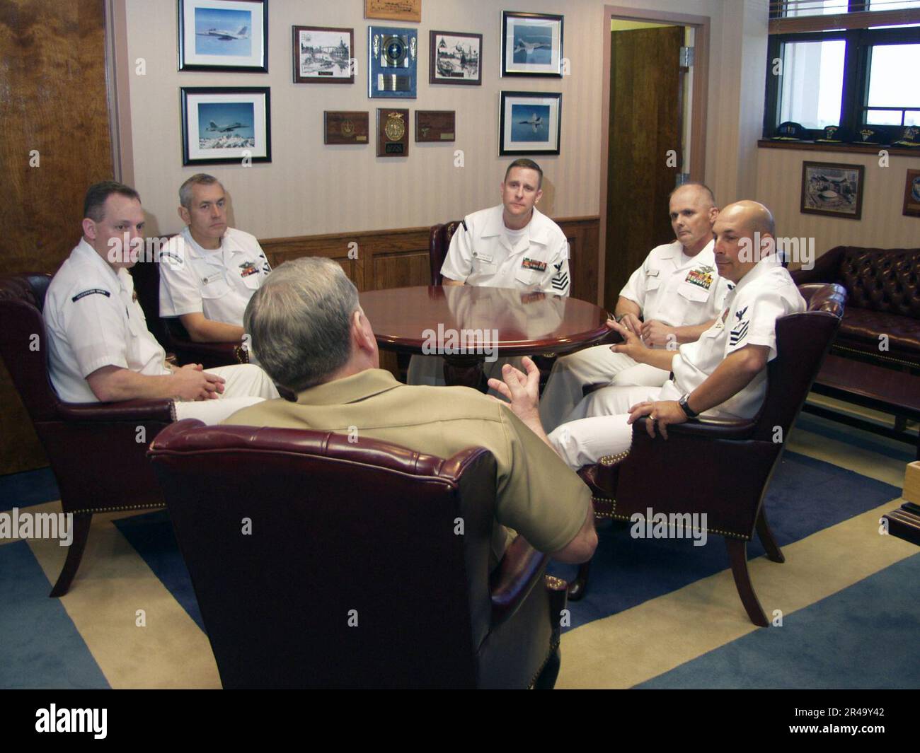 US Navy Rear Adm. Daniel L. Kloeppel, Deputy Commander, Naval Reserve ...
