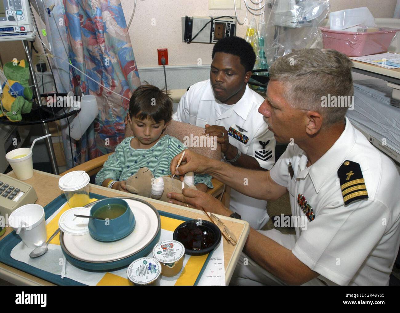 US Navy USS Enterprise (CVN 65) Command Chaplain, Cdr. Stephen Beyer ...