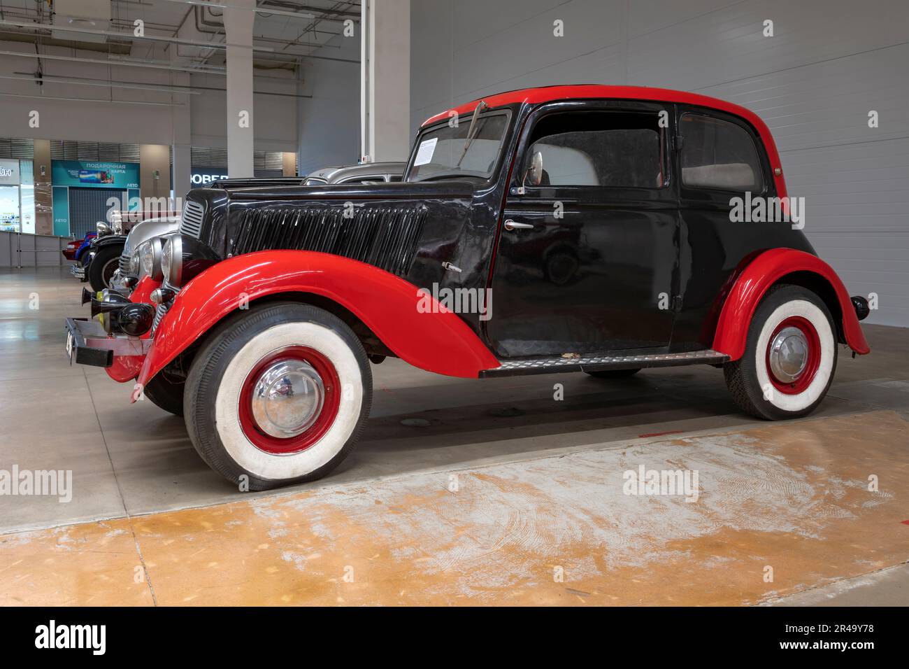 ST. PETERSBURG, RUSSIA - MARCH 29, 2023: German car of the Adler Trumpf ...