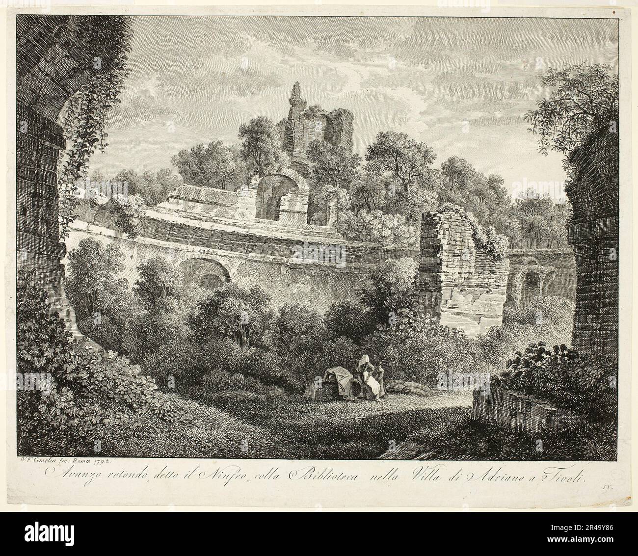 Hadrian tivoli drawing hi-res stock photography and images - Alamy