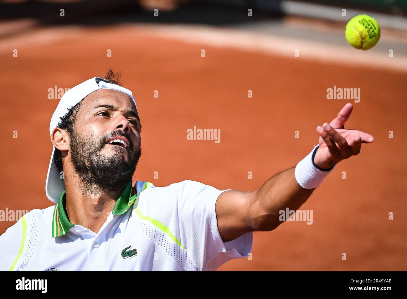 Laurent LOKOLI of France during the fifth qualifying day of Roland-Garros 2023, Grand Slam ...