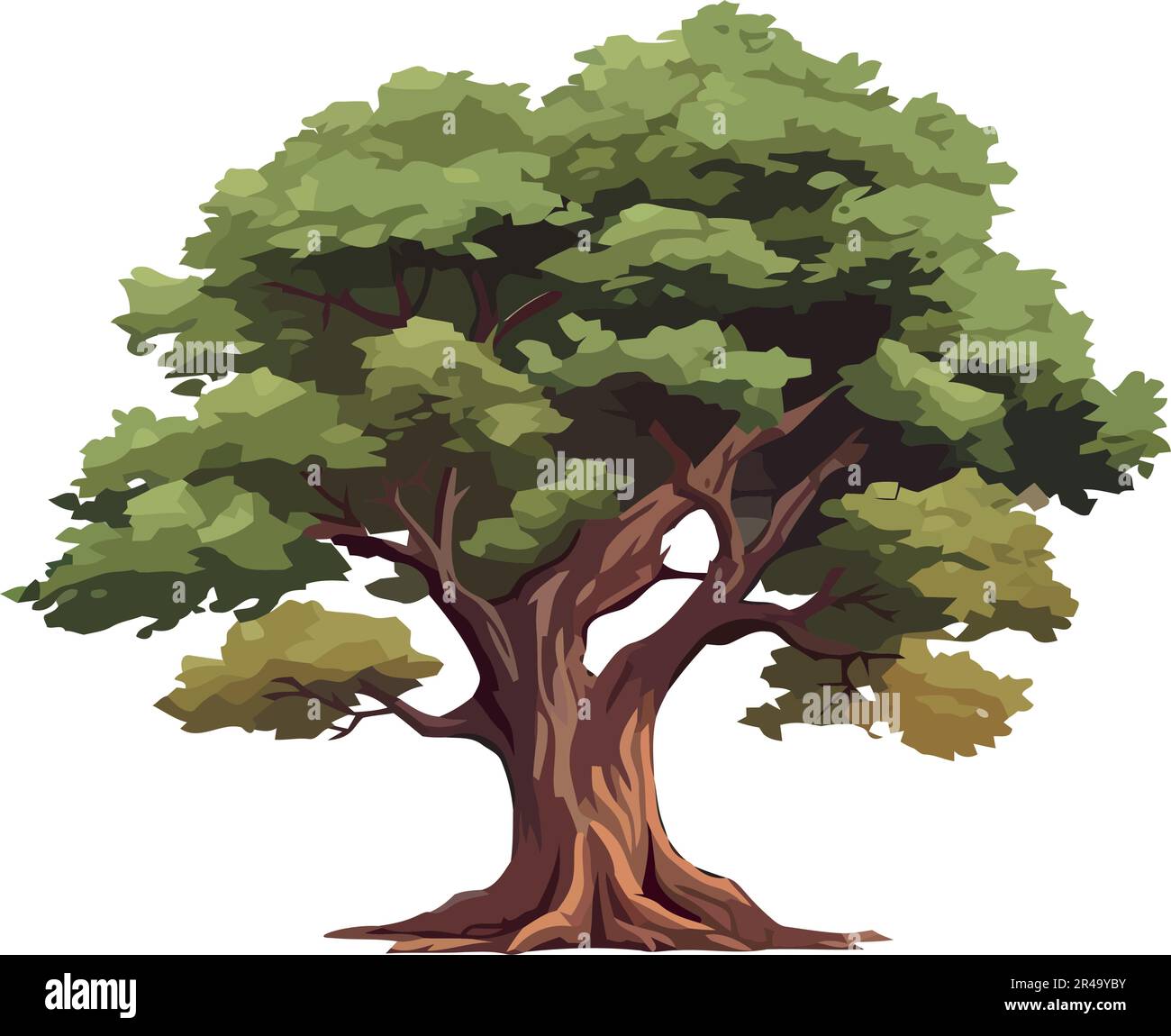 tree illustration design Stock Vector Image & Art - Alamy