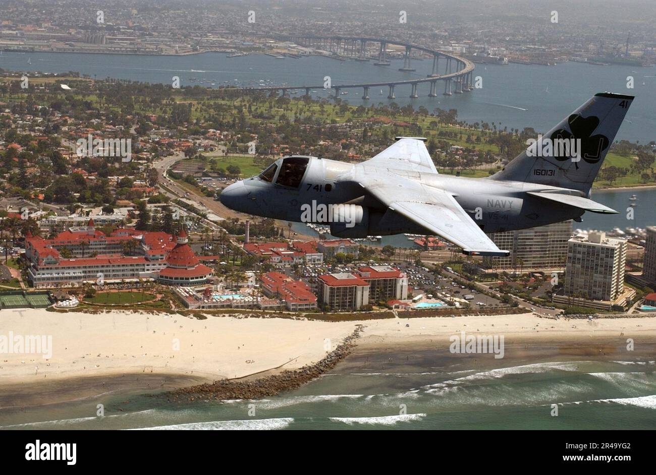 US Navy A S-3B Viking aircraft assigned to the Shamrocks of Sea Control ...