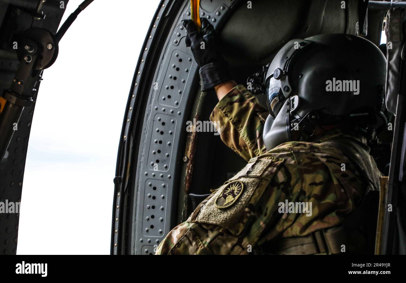Sgt. Xavier Martinez, a UH60 Crew Chief from 1-228th Aviation Regiment ...