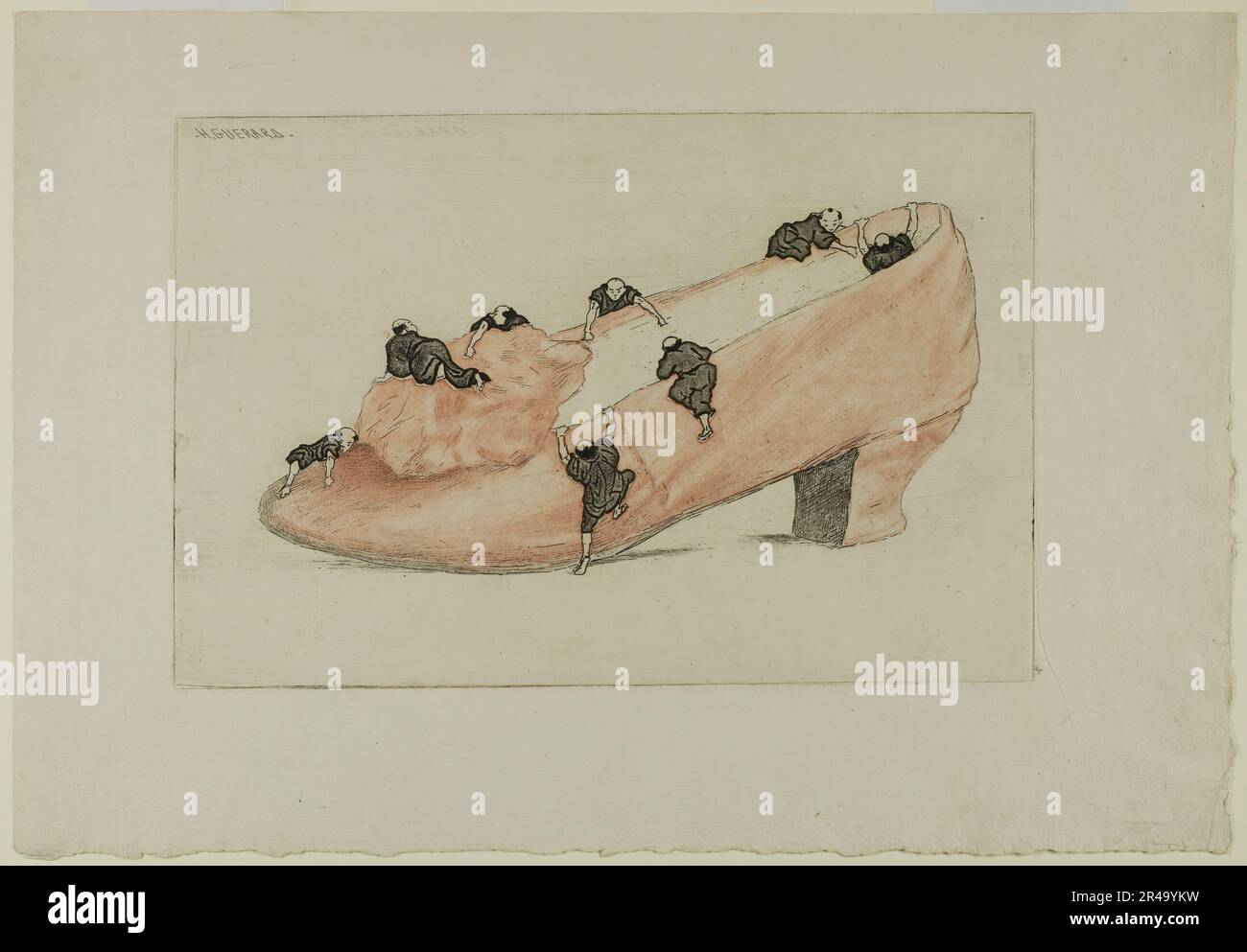 The Assault of the Shoe, 1888 Stock Photo - Alamy