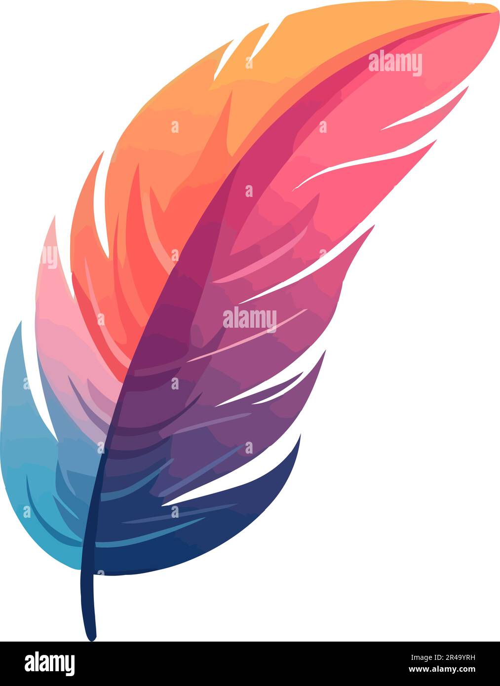 Delicate plumage Cut Out Stock Images & Pictures - Alamy