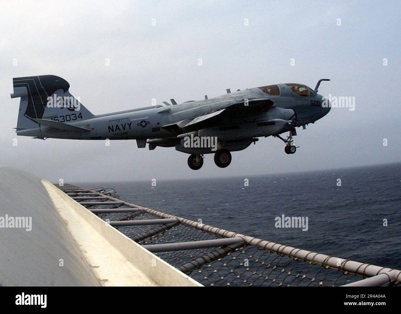 US Navy An EA-6B Prowler launches off the flight deck of USS Ronald ...