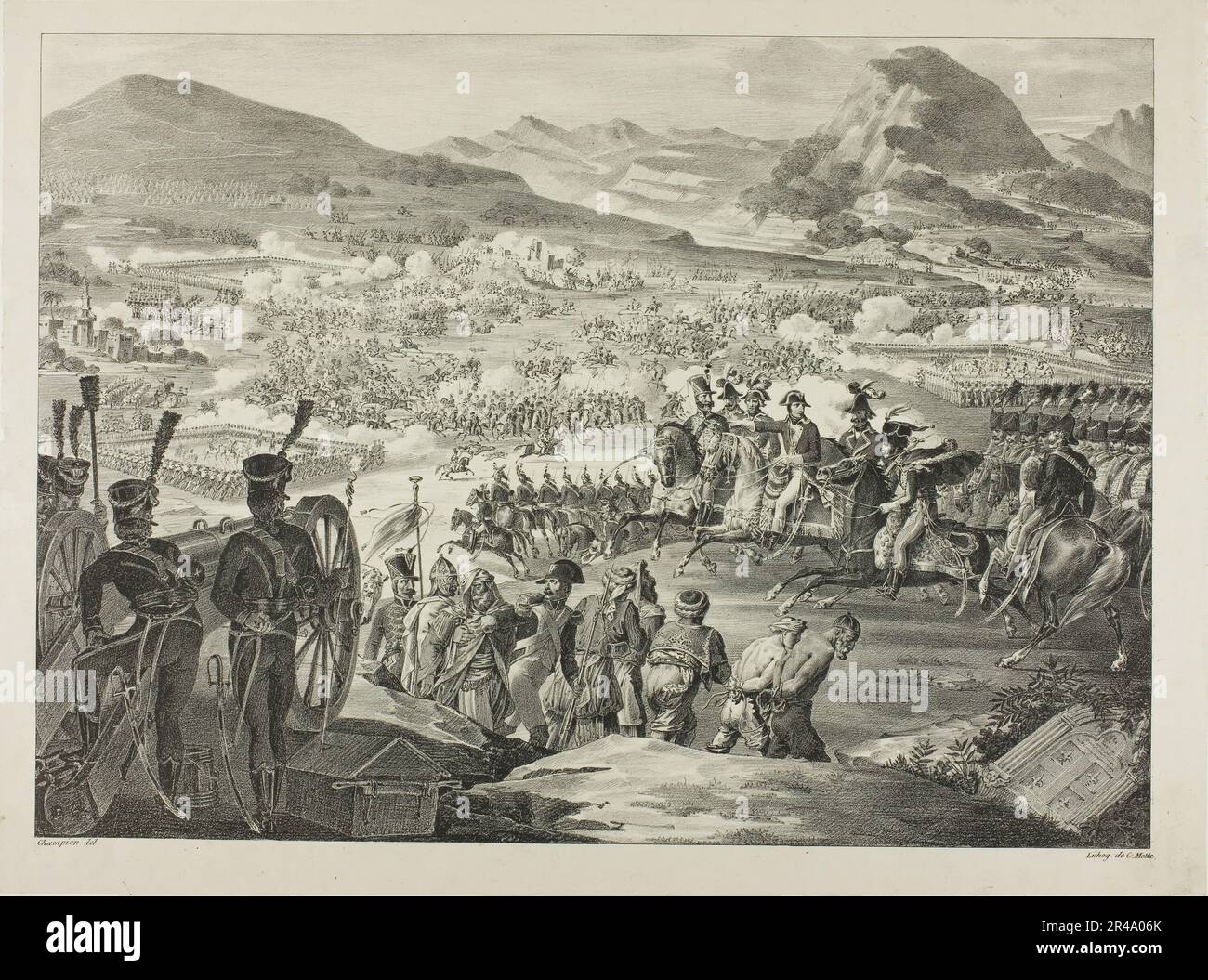 Napoleon in Battle, from The Political and Military Life of Napoleon ...