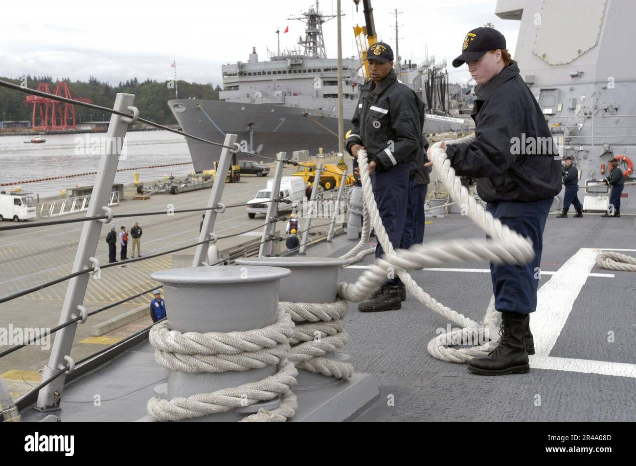 US Navy Boatswain's Mate Stock Photo - Alamy