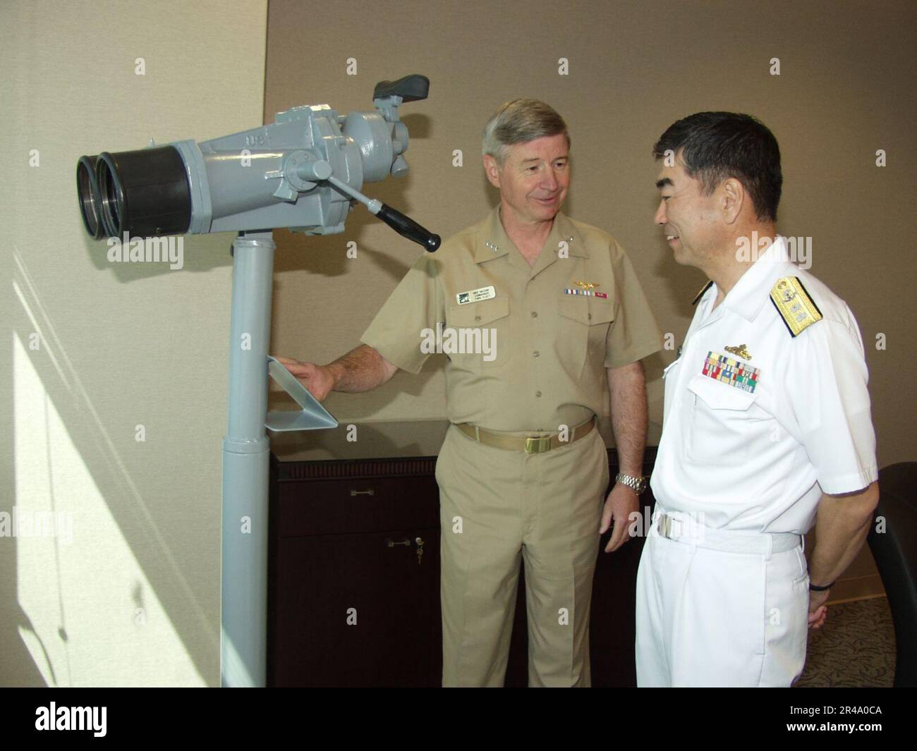 US Navy Rear Adm. Yukinori Togo, Commander Japanese Maritime Self ...