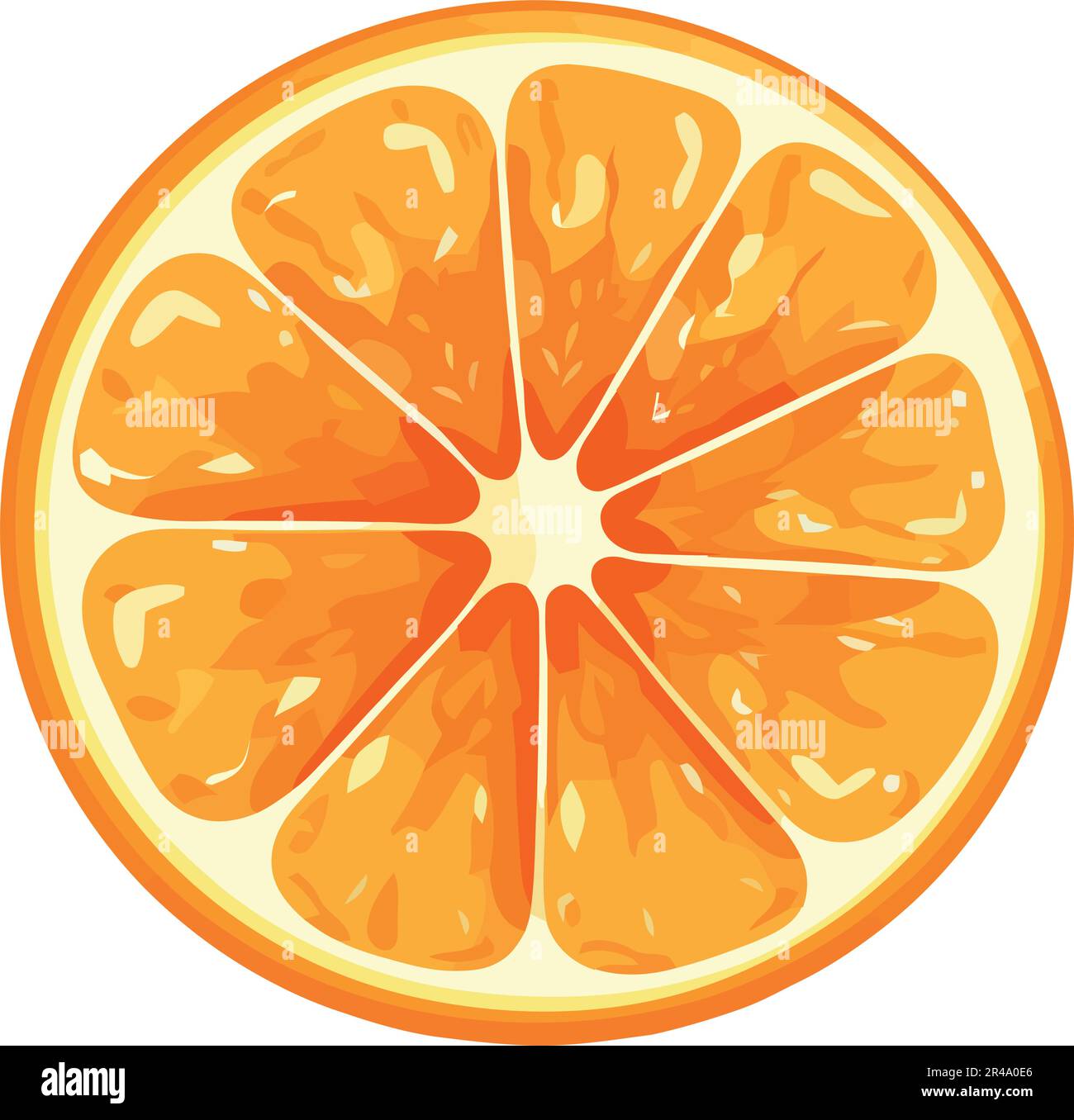 organic orange slice design Stock Vector Image & Art - Alamy