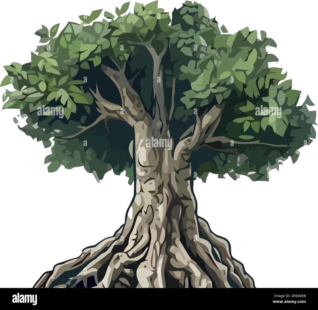 Nature big tree design Stock Vector Image & Art - Alamy