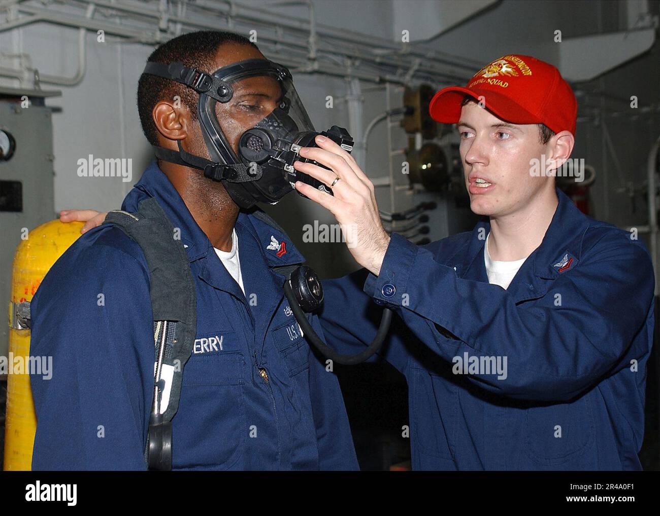 US Navy Damage Controlman Stock Photo - Alamy