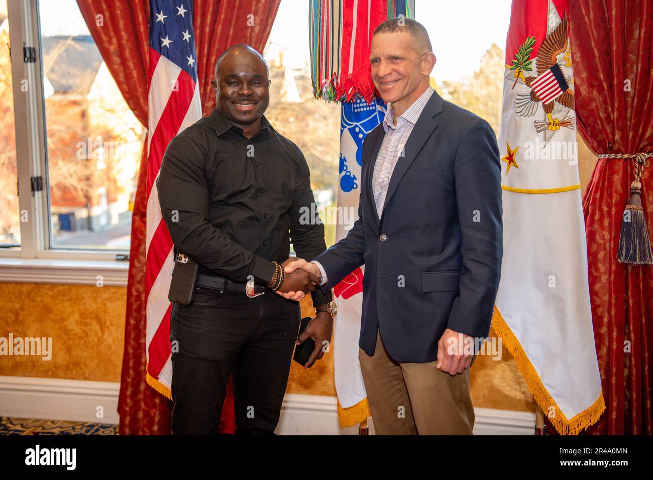 Sgt. Maj. of the Army Michael A. Grinston hosts a reception for ...