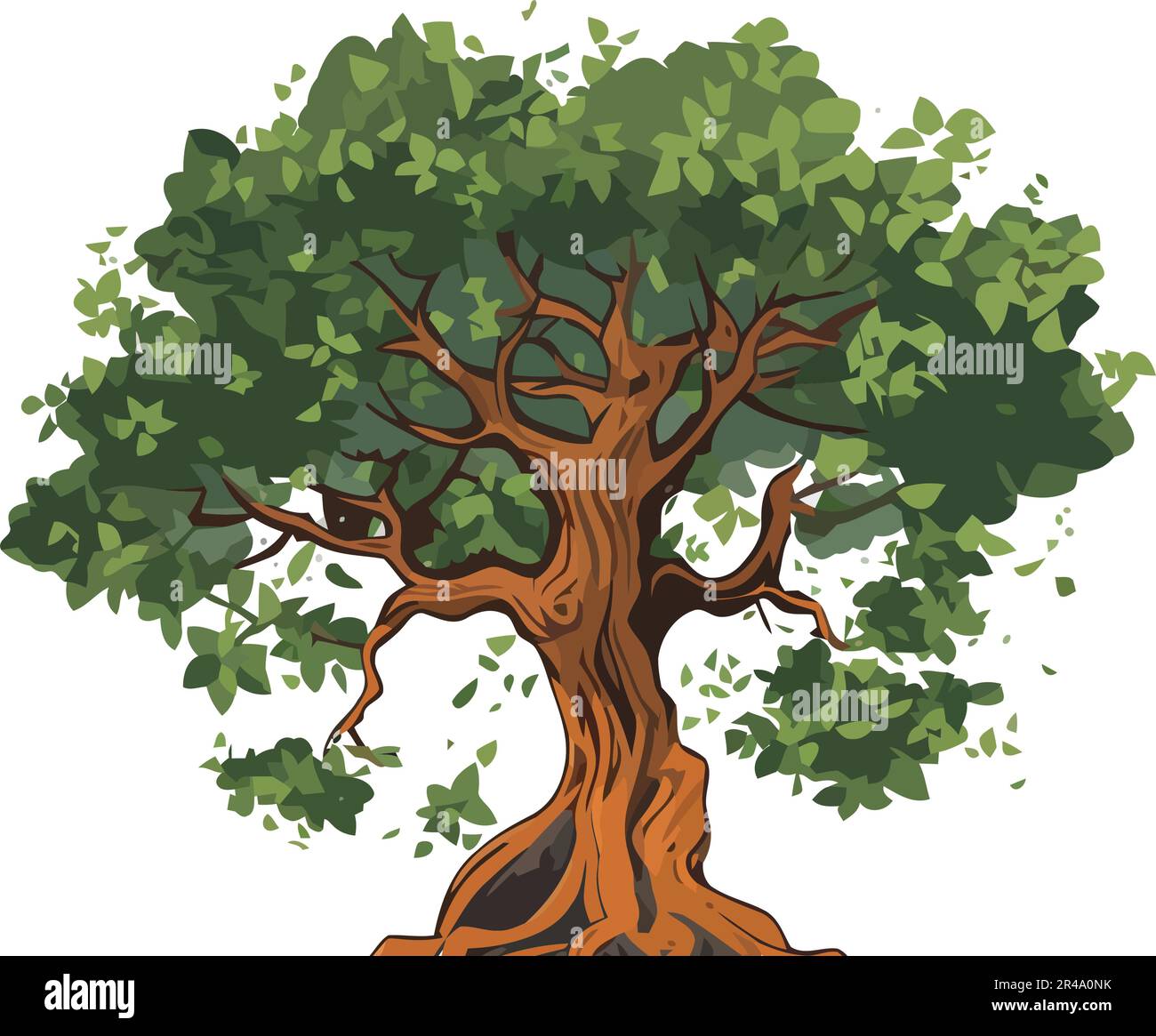 Nature big tree vector design Stock Vector Image & Art - Alamy