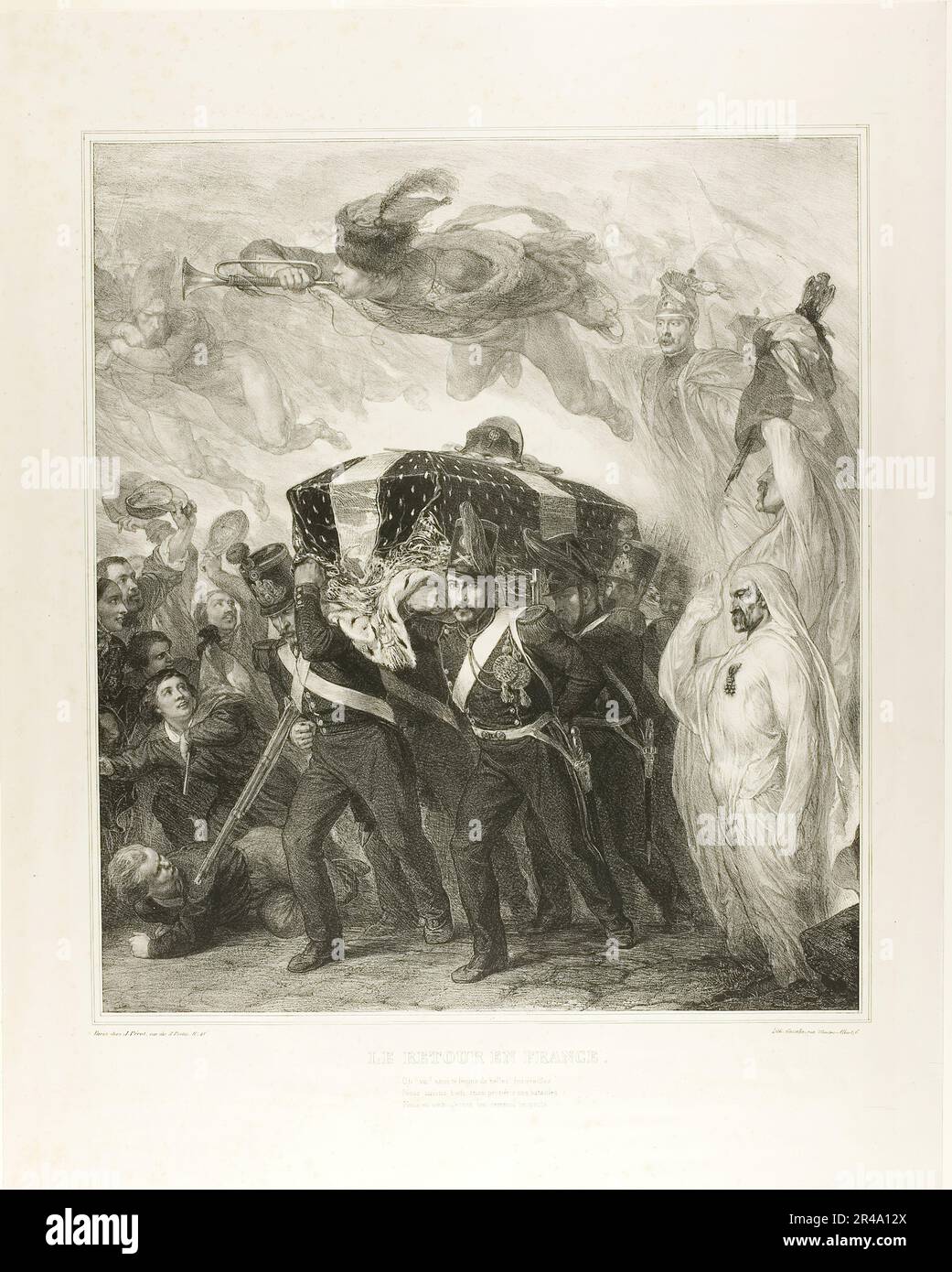 The Return to France, 1841 Stock Photo - Alamy