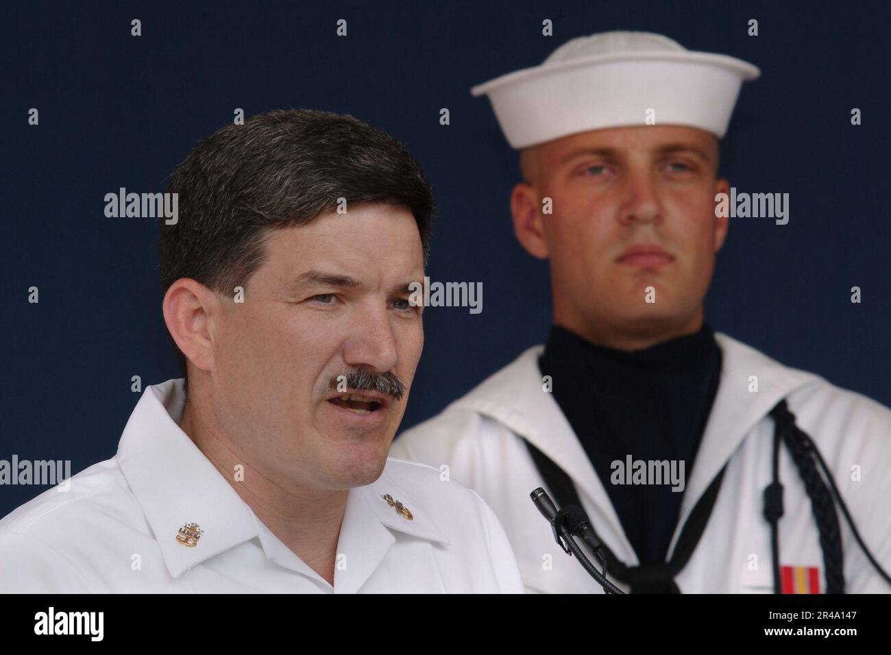 US Navy Master Chief Petty Officer of the Navy (MCPON) Terry Scott ...