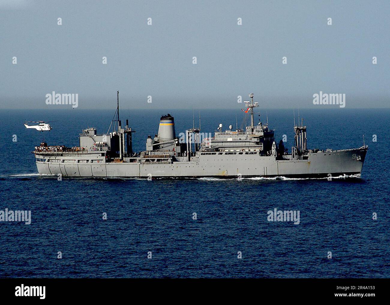 US Navy The Military Sealift Command combat stores ship USNS Spica (T ...