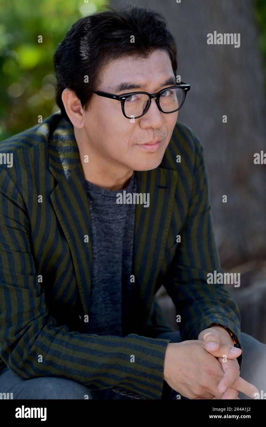 Cannes, France. 26th May, 2023. Kim Ji woon attends the Cobweb (Dans La ...