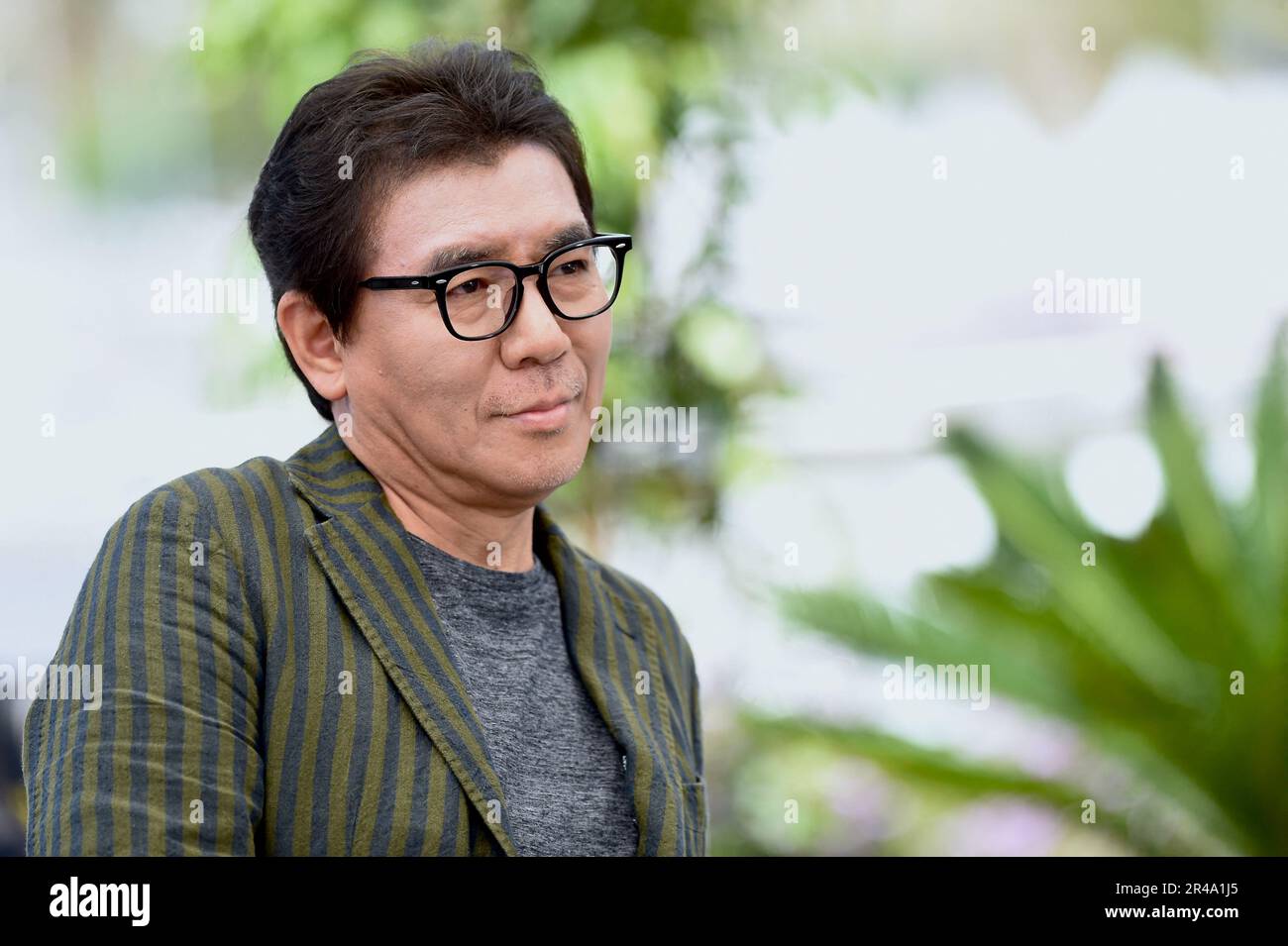 Cannes, France. 26th May, 2023. Kim Ji woon attends the Cobweb (Dans La ...