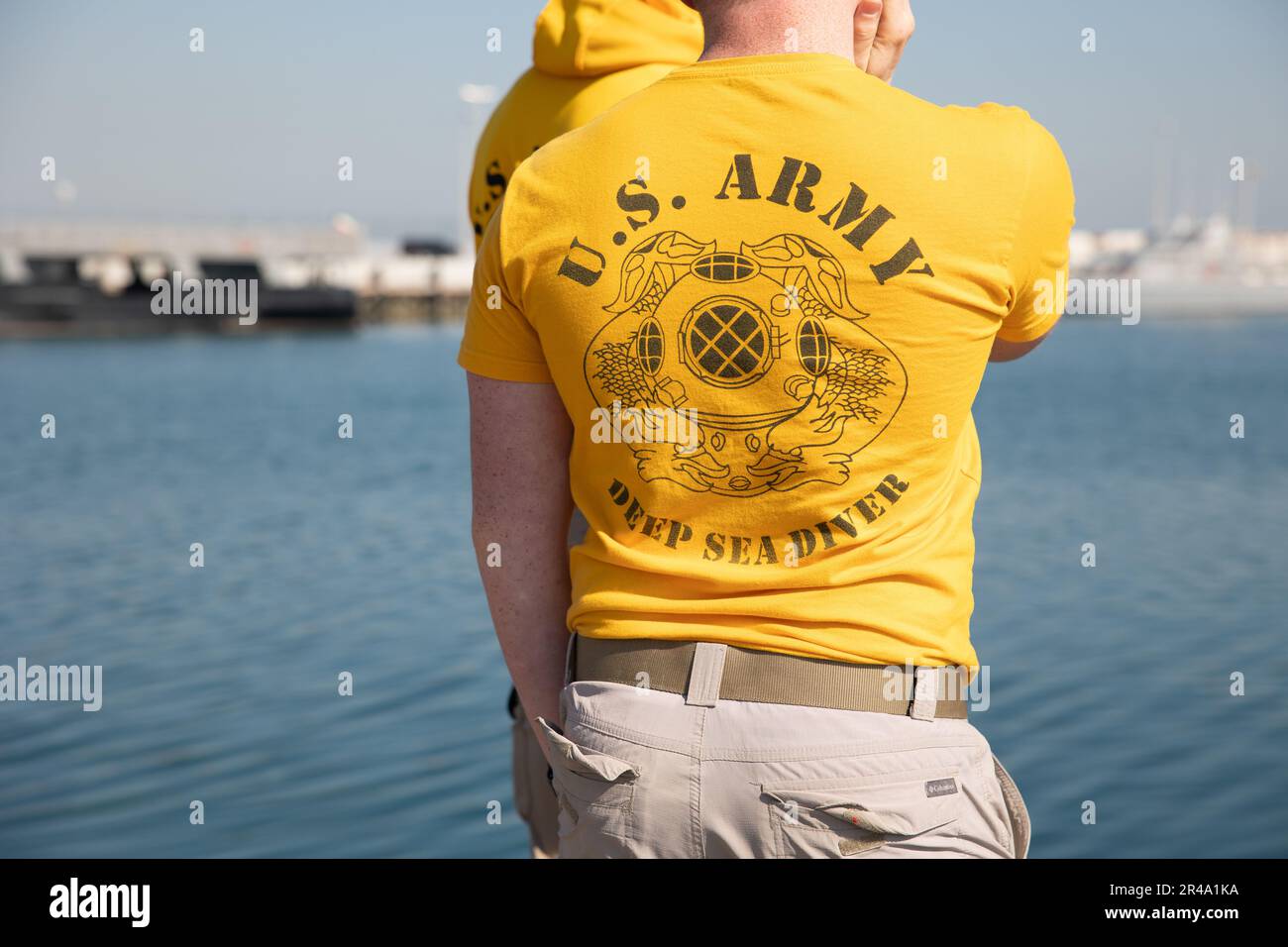 U.S. Army Soldier with the 511th Engineer Dive Detachment overseas ...