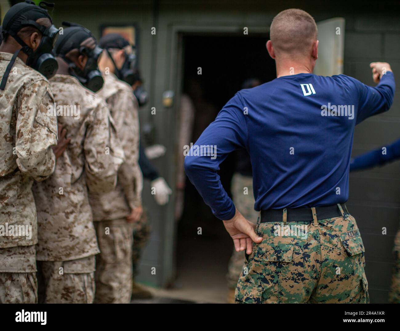 U.S. Marine Corps recruits with India Company, 3rd Recruit Training ...
