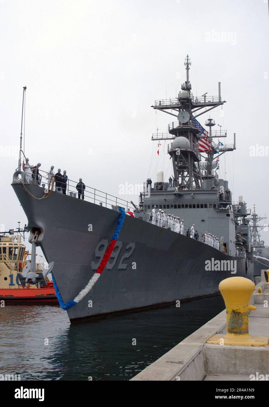 US Navy The destroyer USS Fletcher (DD 992) returns to Naval Station ...