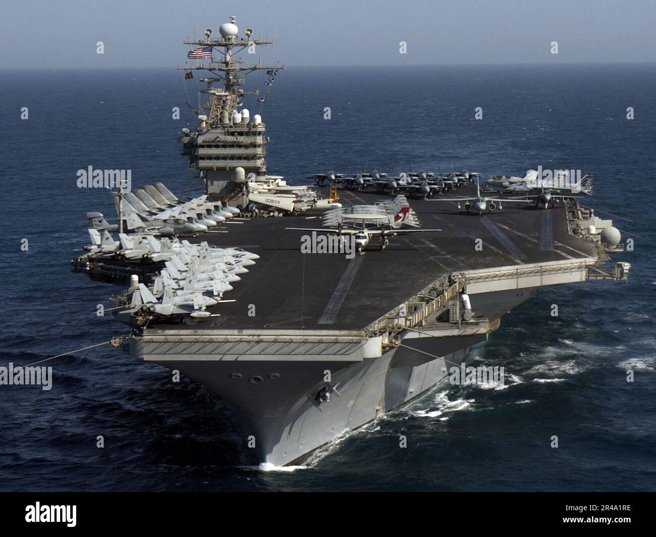 US Navy Aircraft assigned to Carrier Air Wing Seven (CVW-7) embarked ...