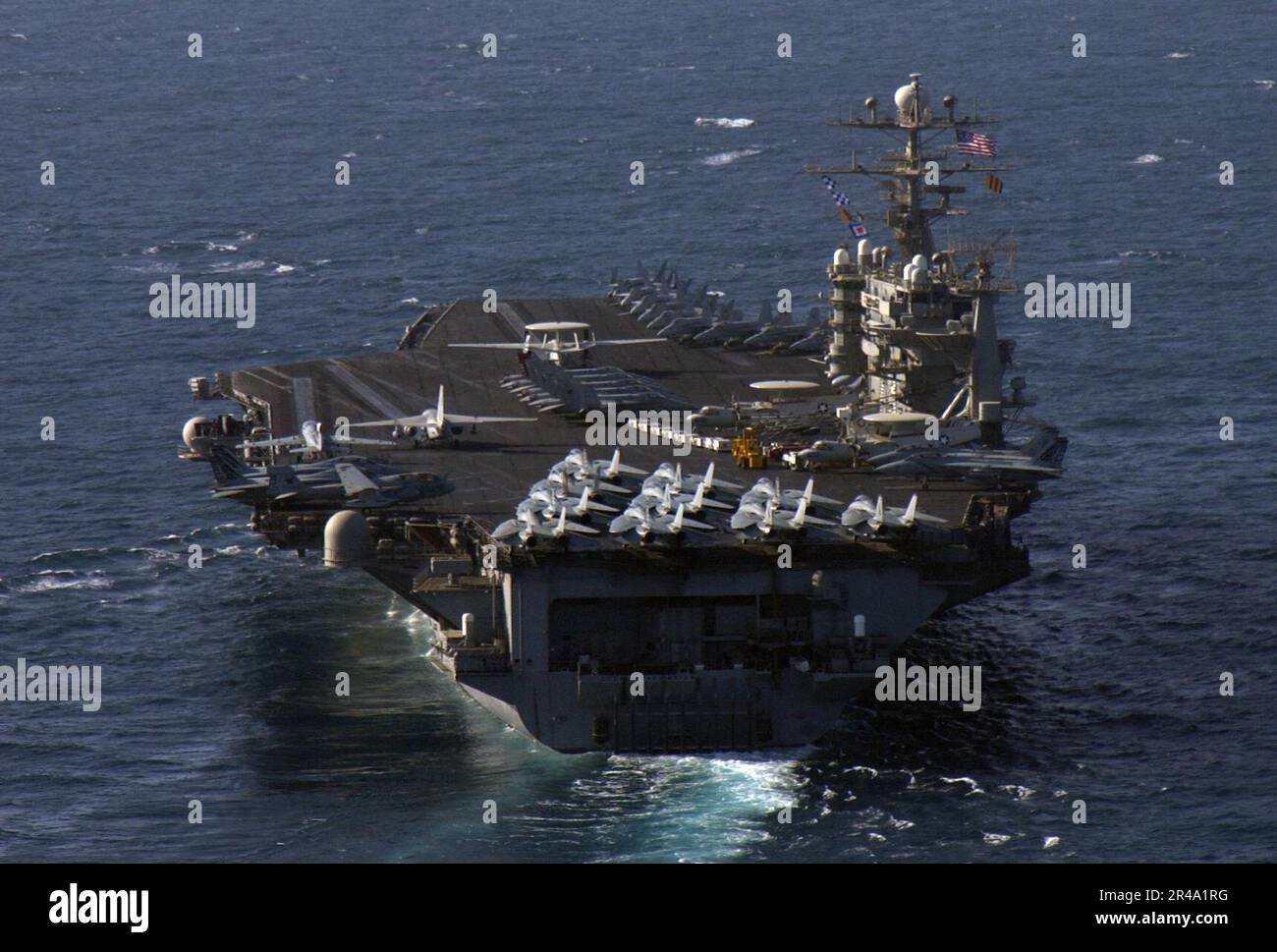 US Navy Aircraft assigned to Carrier Air Wing Seven (CVW-7) embarked ...