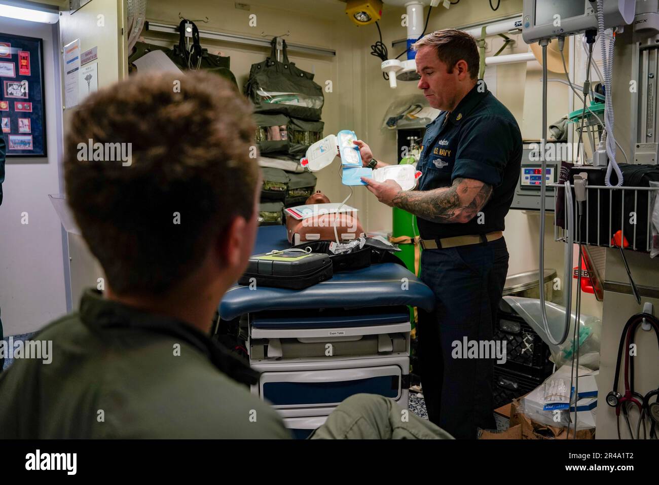 SINGAPORE (March 9, 2023) Chief Hospital Corpsman Matthew Honan, from ...